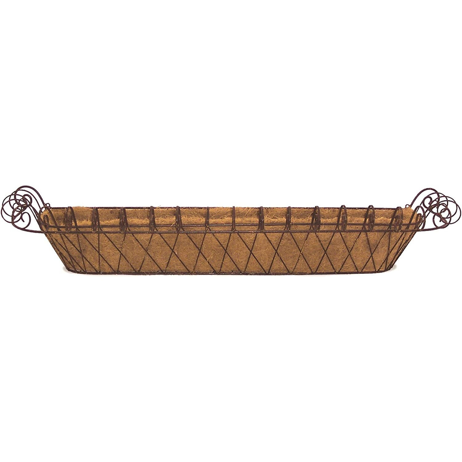 Xike WB120 Large French Window Box with Cocoa Moss Liner - Walmart.com