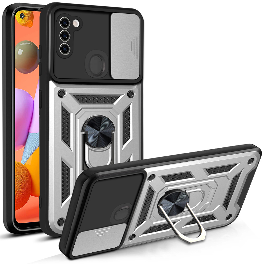 Xilaimitoo for Samsung Galaxy A11 Case, Samsung A11 5G Case with Slide Camera Cover, Full Body ...