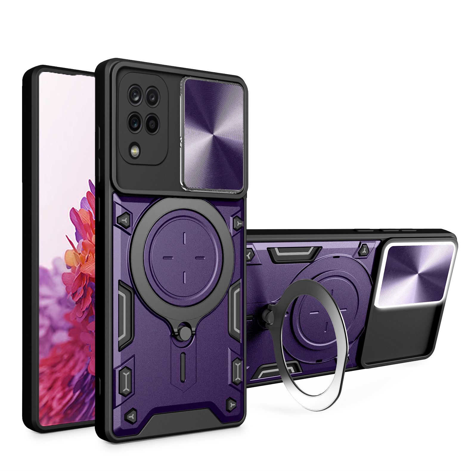 Xilaimitoo for Samsung Galaxy A12 Case, Samsung A12 5G Case with Slide ...