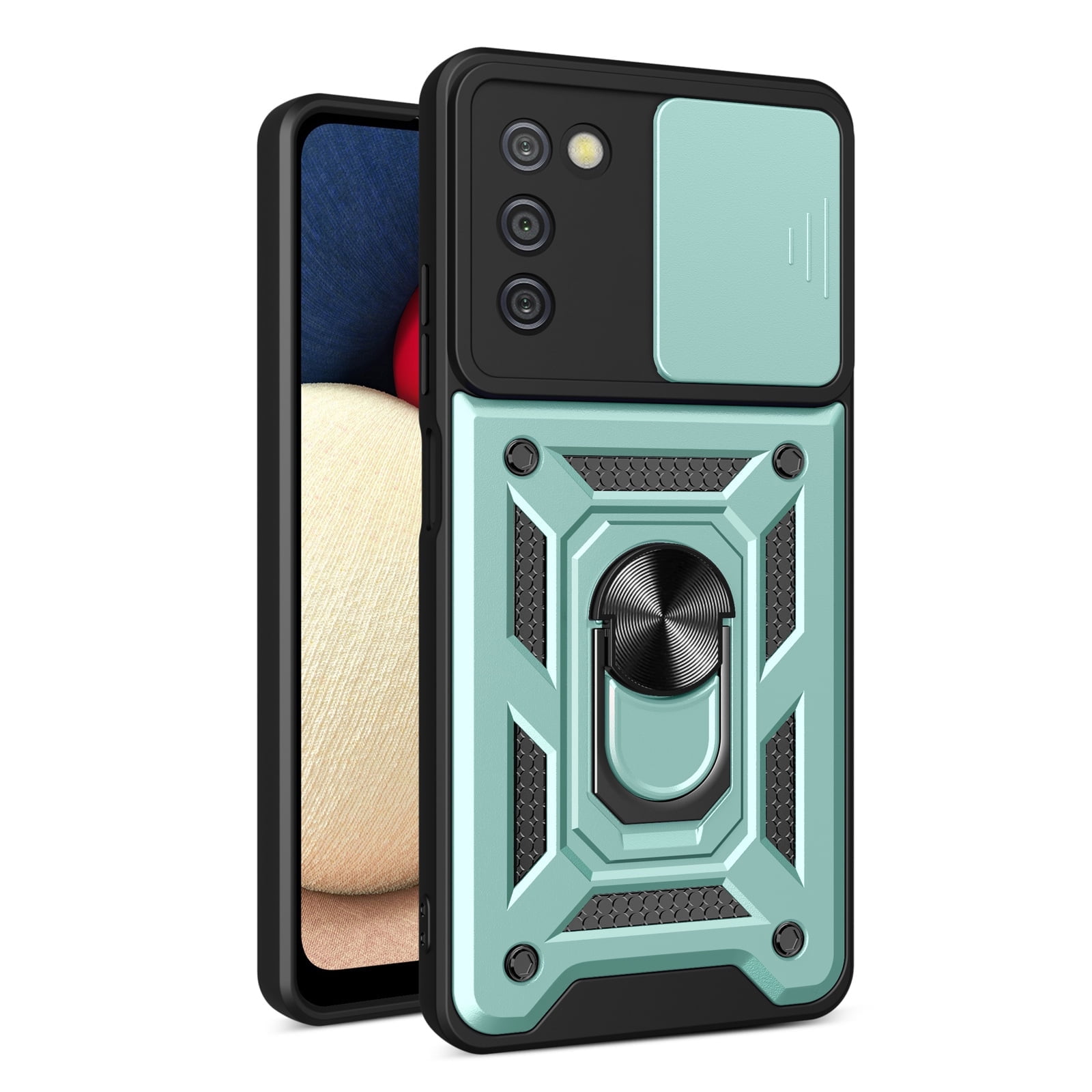 Xilaimitoo for Samsung Galaxy AO3S Case, Samsung A03S 5G Case with Slide Camera Cover, Full Body ...