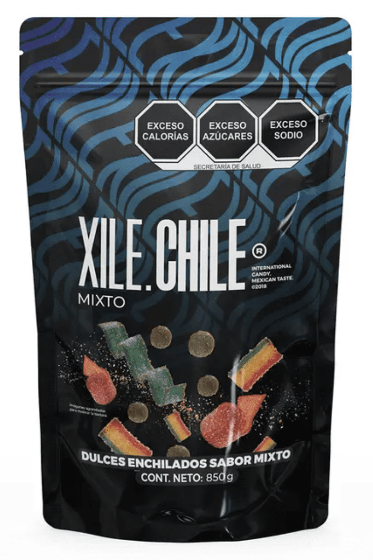 Xile Chile Dulces Enchilados Mixto | 850 Gramos Neto | Dulces Mixtos ...