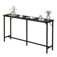 Xilee 71" Long Bar Table, Counter Bar Height Table,Rectangular Hightop ...
