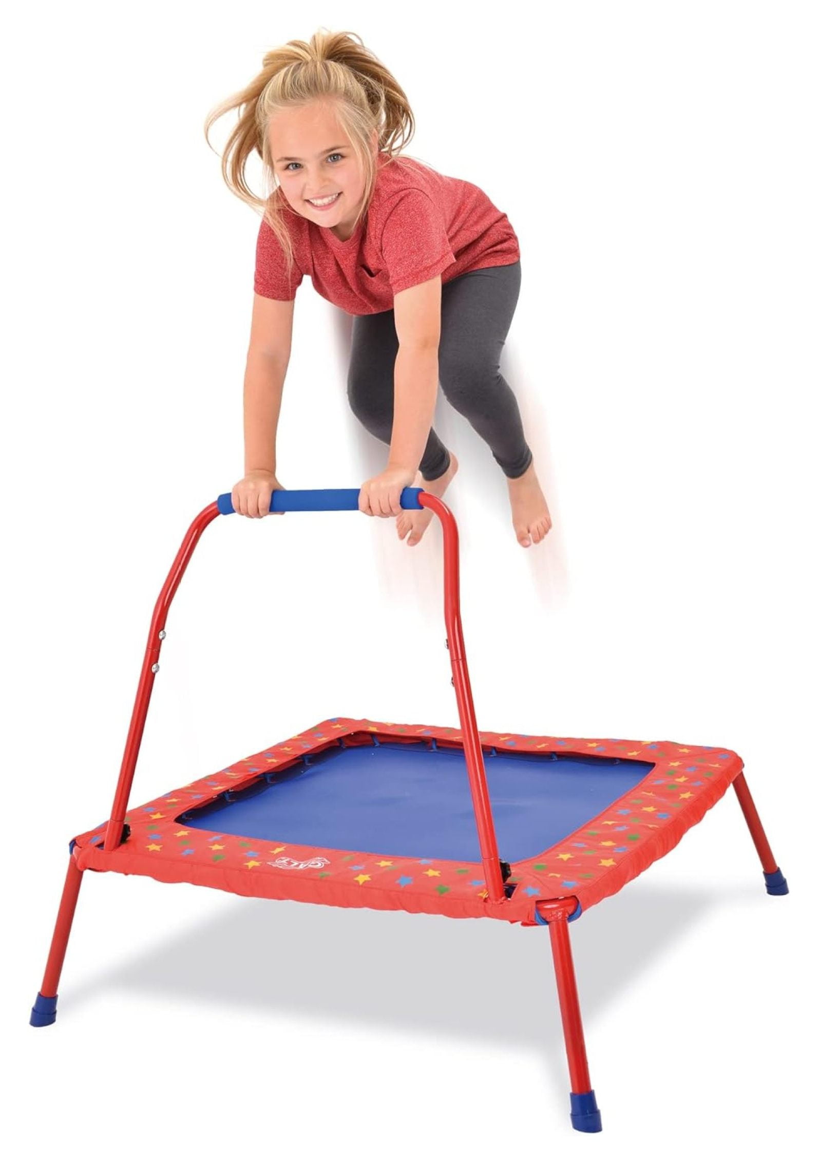 XilhXLy Toys, Folding Trampoline, Indoor/Outdoor Easy Storage Kids ...