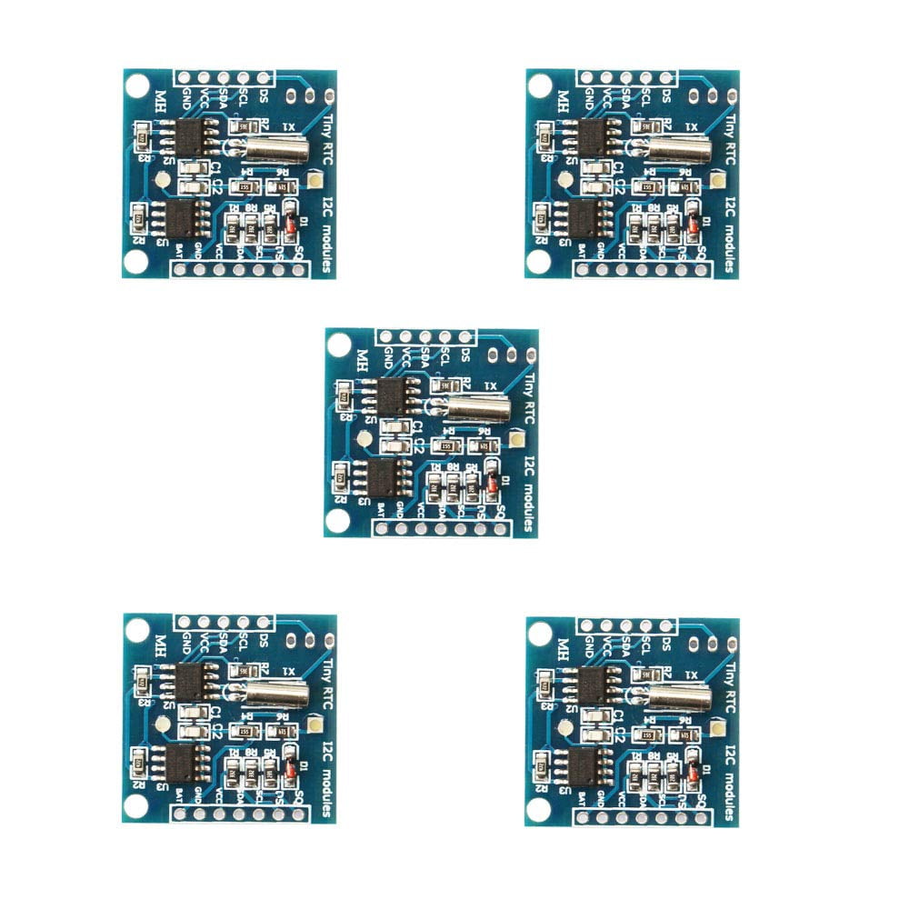 Ximimark 5Pcs I2C RTC KEF16 DS1307 AT24C32 Real Time Clock Module for AVR ARM PIC SMD for ...