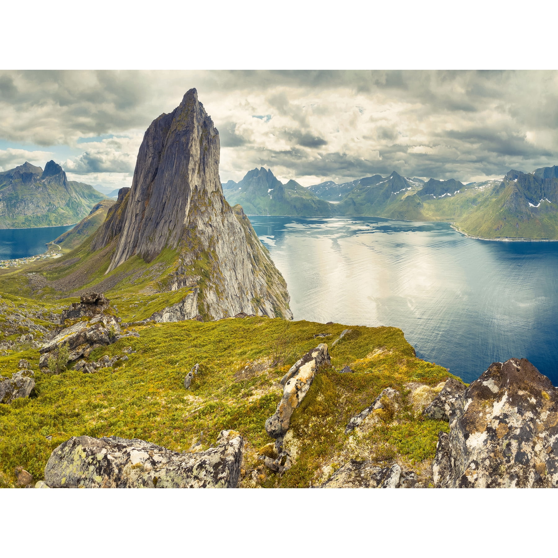 Ximonic Panorama Mountains Segla Hesten Senja Norway Photo Extra Large ...