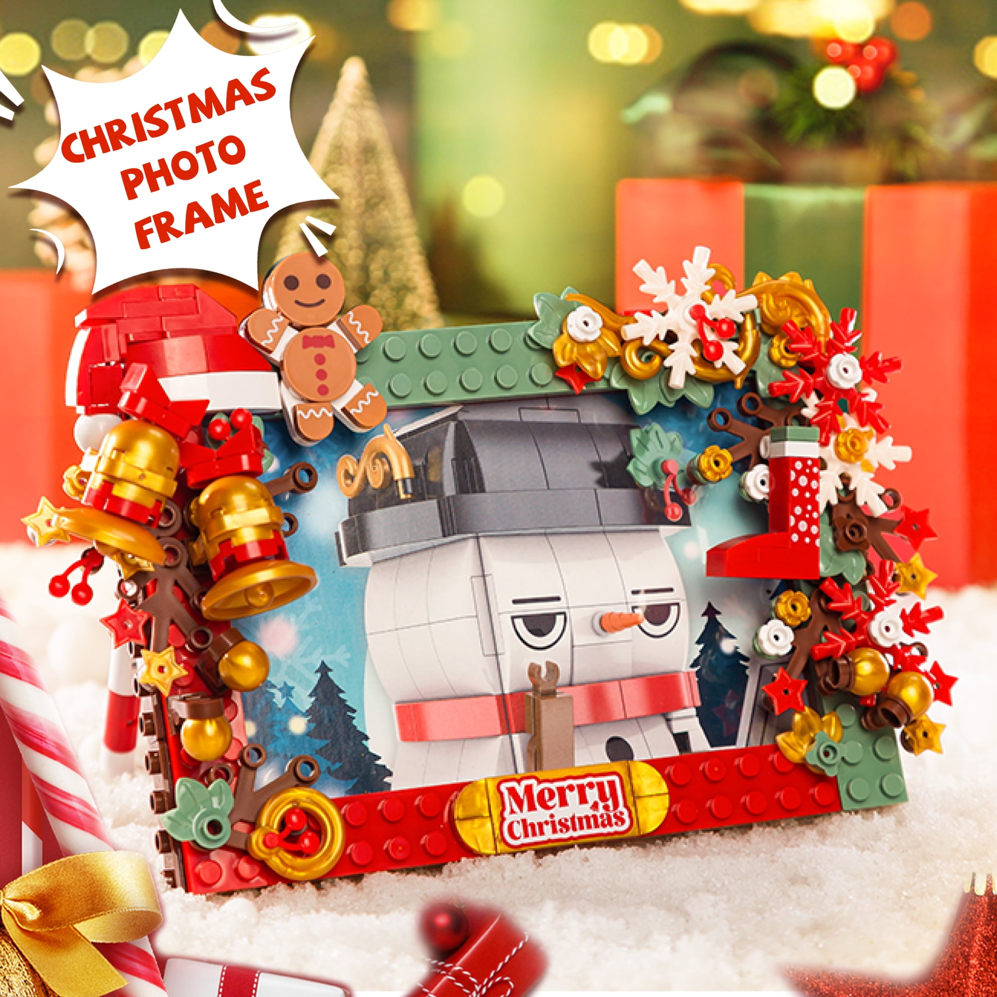 XinLe Christmas Photo Frame 6"x4" Building Sets for Her Boys Girls 8-12 ...