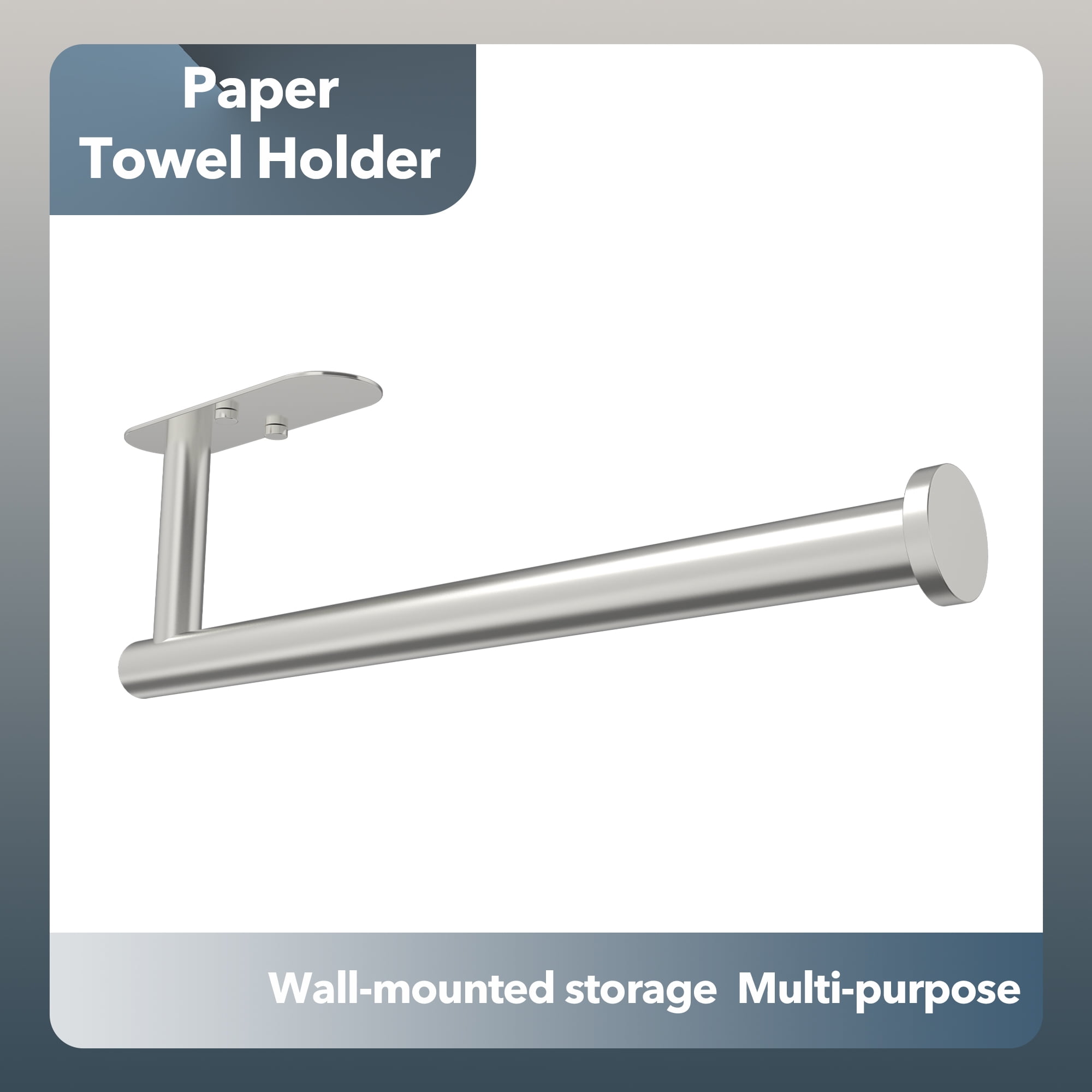 XinLe SUS Stainless Steel Paper Towel Holder - Easy Tear, Wall-Mounted ...