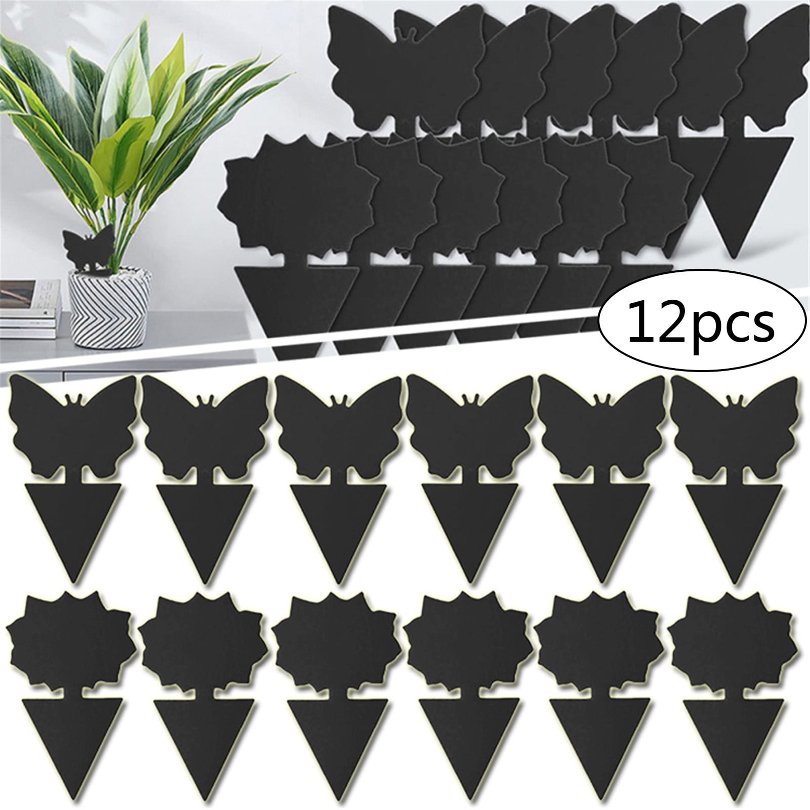 Xindewwl 24PCS Sticky For Fruit Fly Gnat And Sticky Catcher For Indoor ...