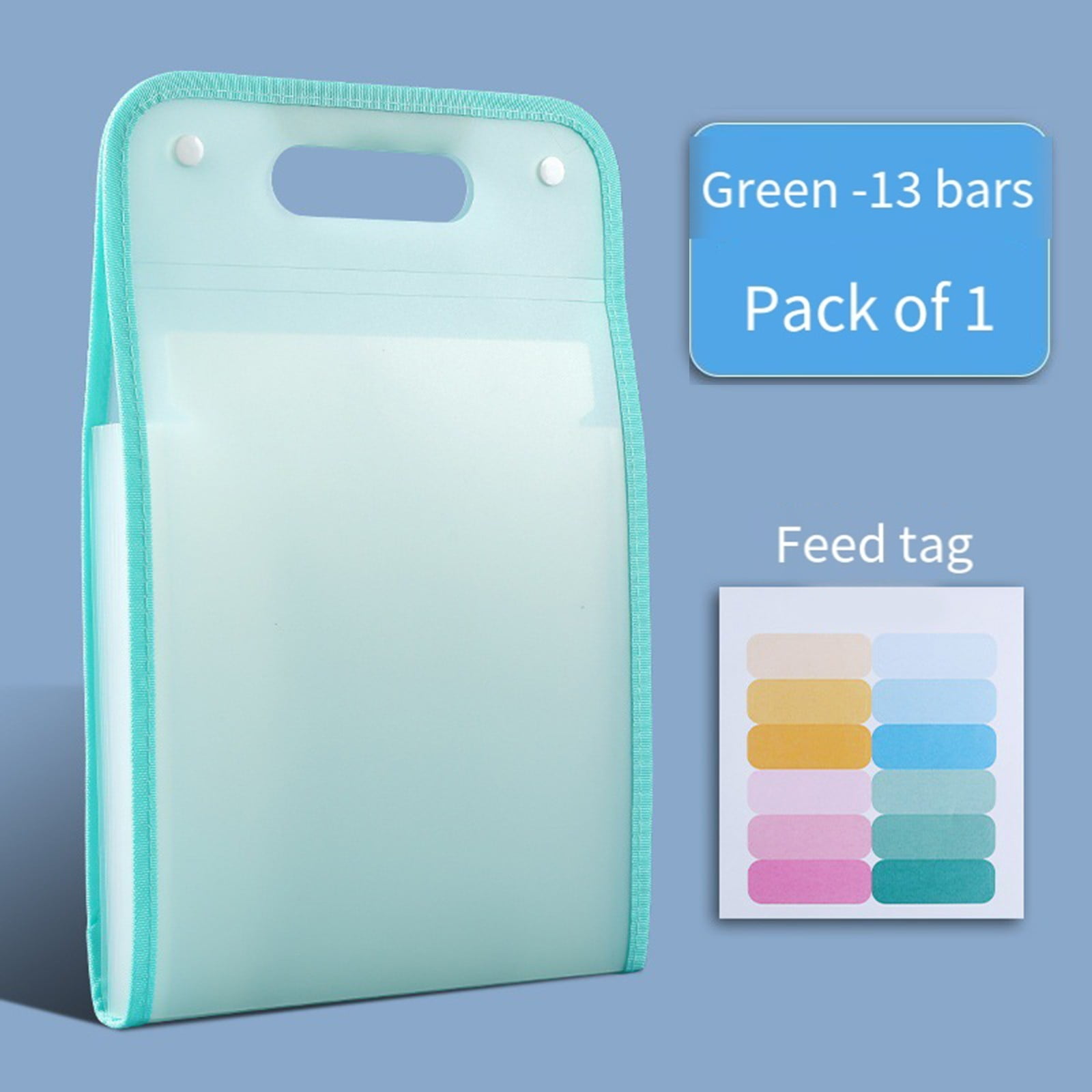 Xindewwl A4 File Folders Vertical A4 File Organizer With Handle ...