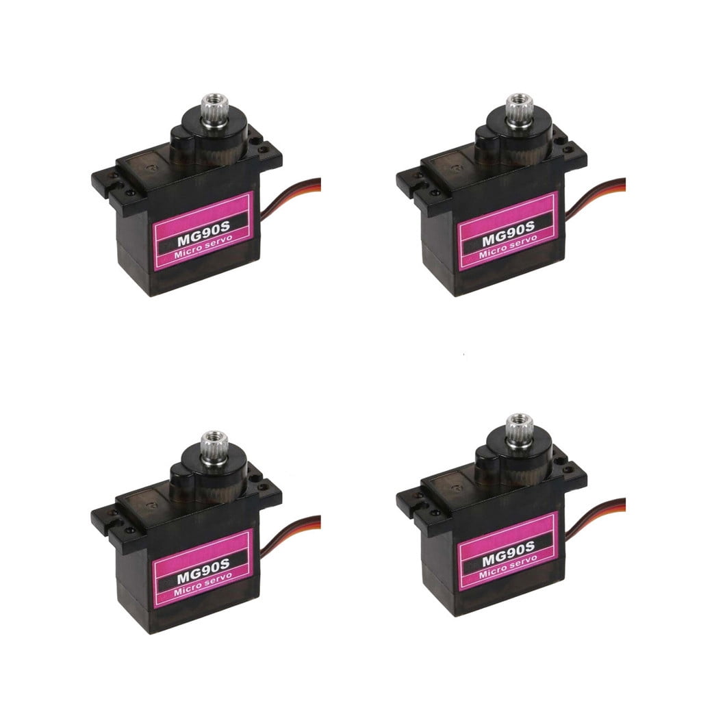 Xinduolei 4PCS Micro Metal Gear 9g Servo for RC Plane Helicopter Boat ...