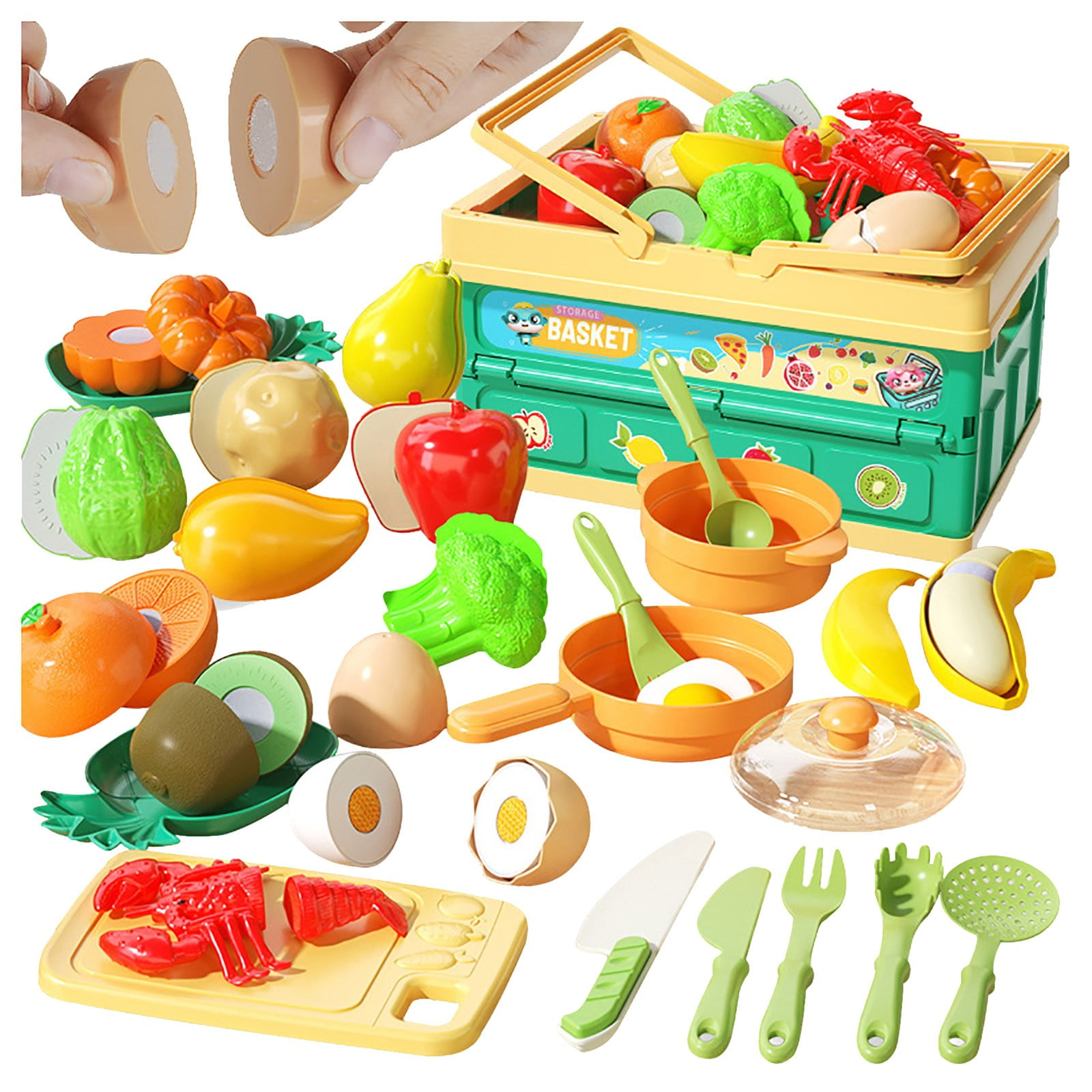 Xinduolei Children's Vegetable Folding Storage Tote for Home Keeping ...