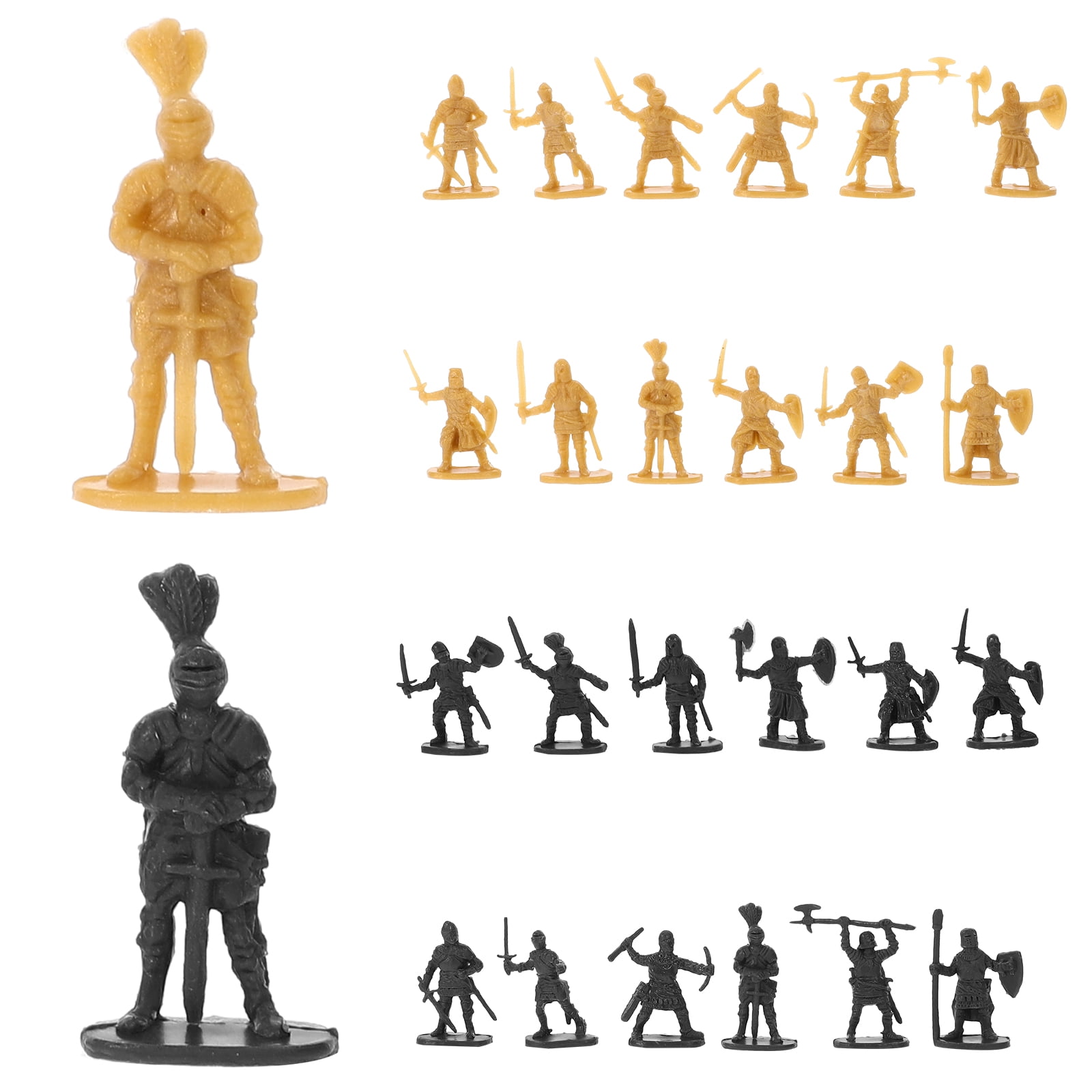 Xing 200pcs Miniature Soldier Model Medieval Soldier Prop Mini Soldier ...