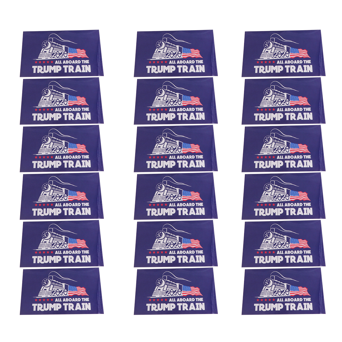 Xing 20pcs 2020 Trump Train Sticker Creative United States Presidential ...
