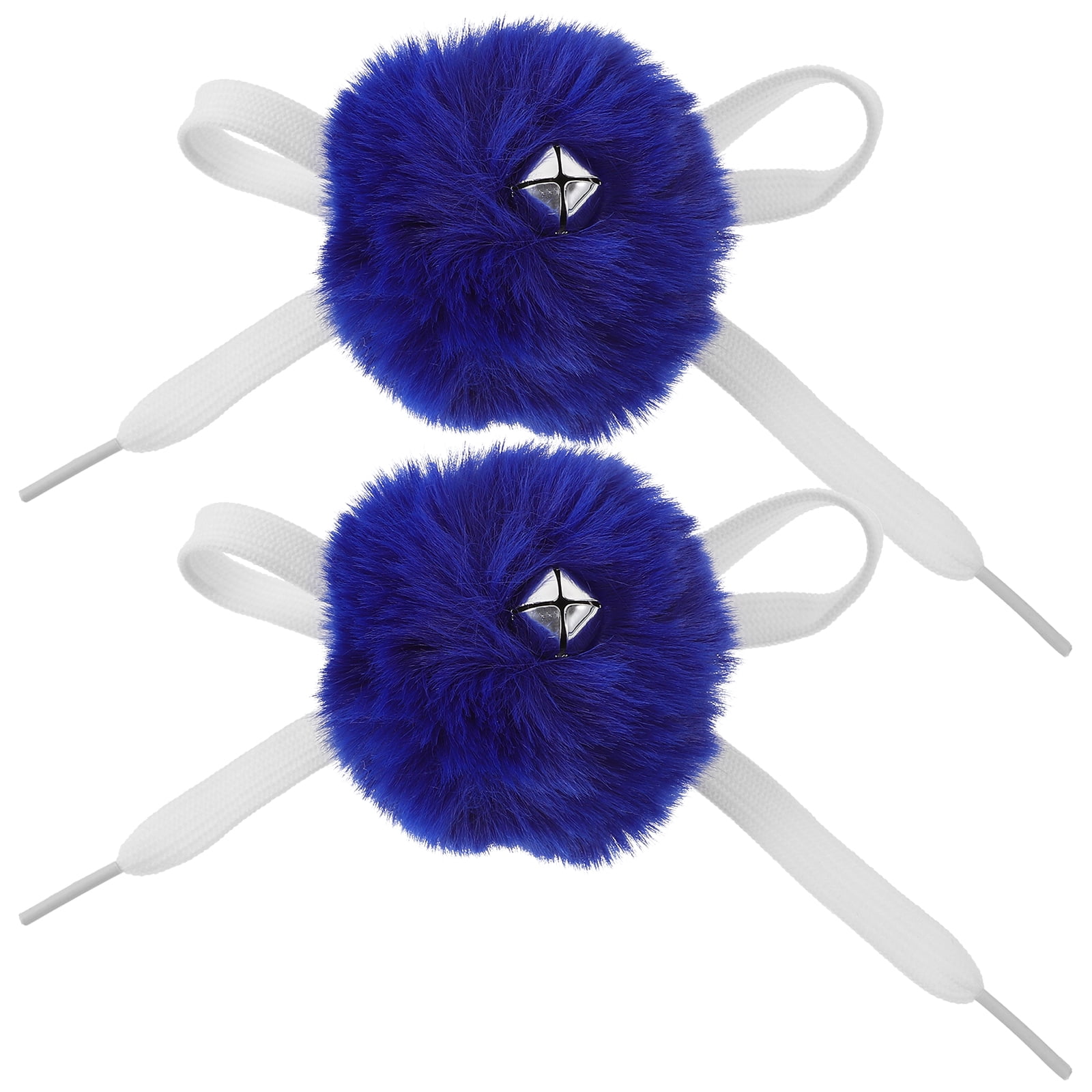 Xing 2pcs Roller Skate Pompom Ball with Bell Fuzzy Balls Roller Skate ...