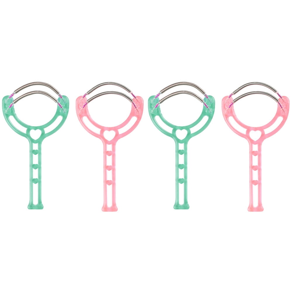 Xing 4pcs Plastic Hair Removal Device Spring Facial Hairs Removal ...