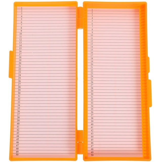 Xing Microscope Slide Box Glass Slide Storage Box Laboratory Microscope ...