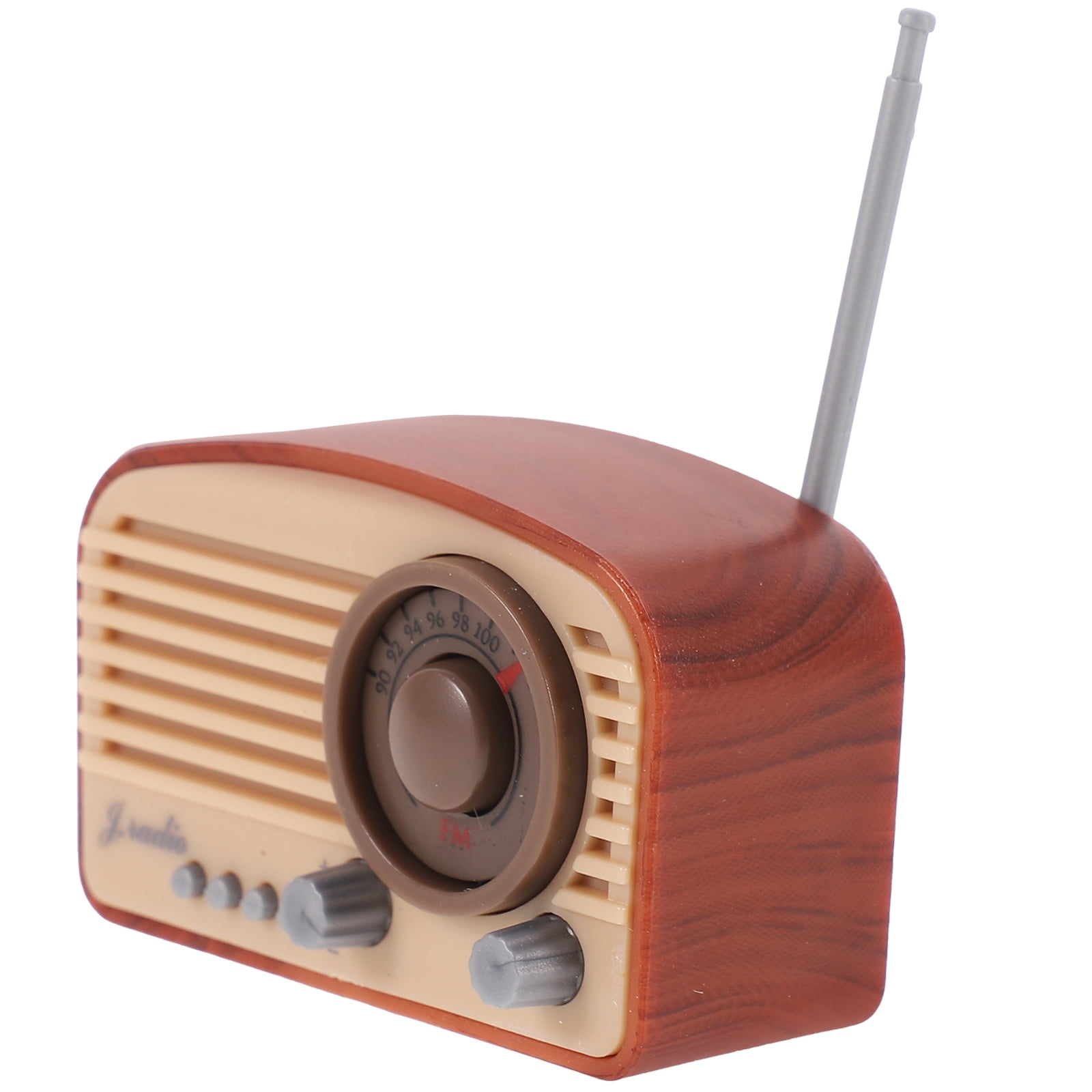 Xing Miniature Radio Model Vintage Style Radio Figurine Simulation ...