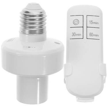 DEWENWILS Remote Control Adapter E26/E27 Lamp Light Bulb Socket for ...
