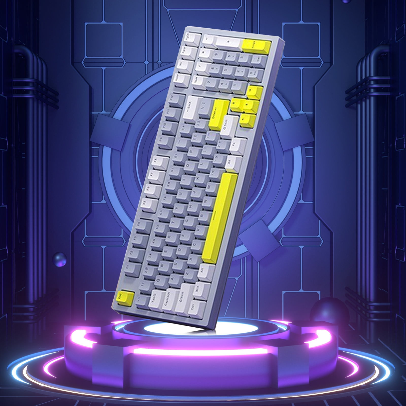 XingLun Savings, Green Axle Macro Gaming Keyboard Colourful Rgb Lighting Effects Type-C Port ...