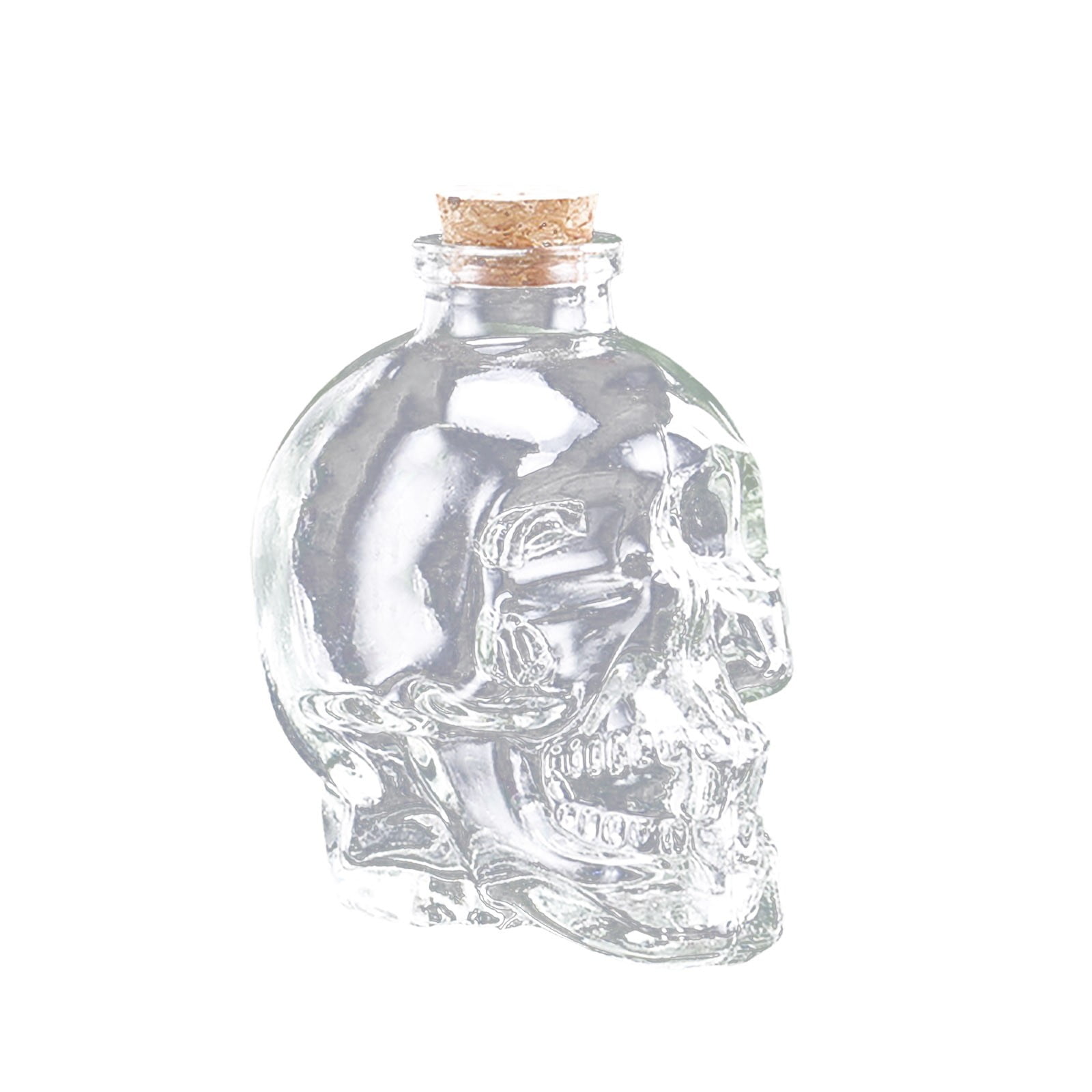XinganshangM Glass Wine Decanter, Skull Decanter Bottle, Liquor ...