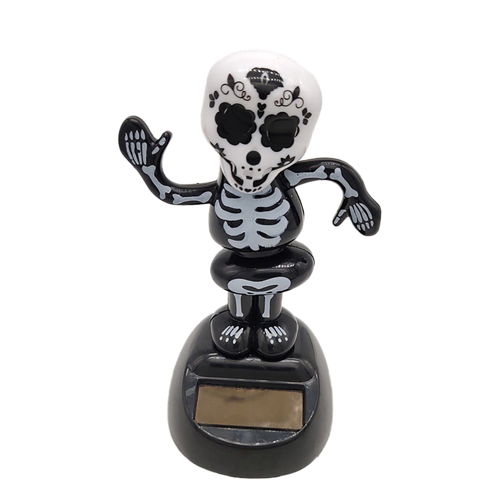 XinganshangM Solar Dancing Skeleton Pumpkin Head Doll, Spooky ...