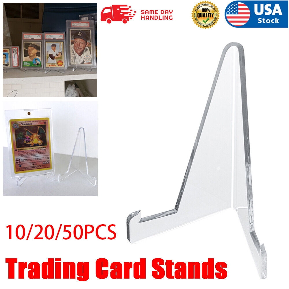 Xingbo 5PCS Cards Display Trading Card Stand Large Size Acrylic Easel ...