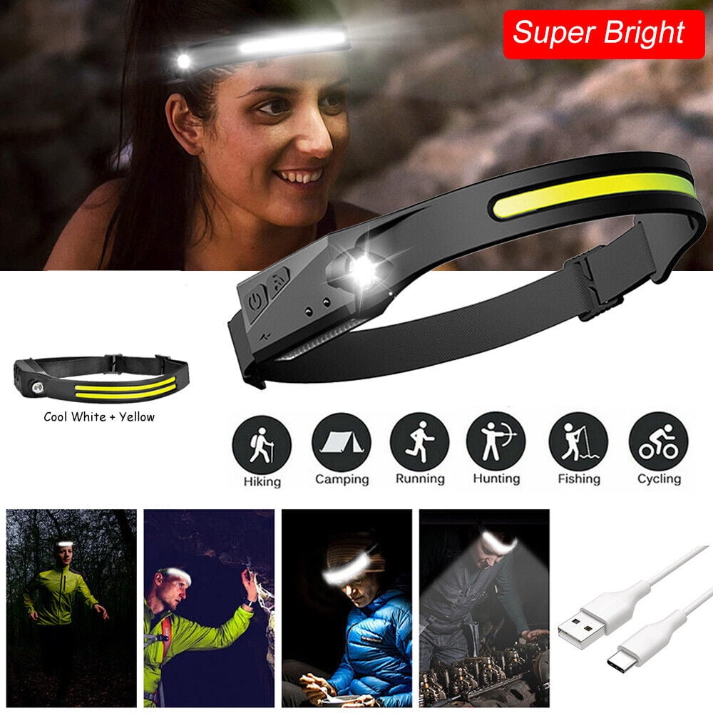 Customer reviews for Xingbo Headlight COB LED Headlamp USB Rechargeable ...