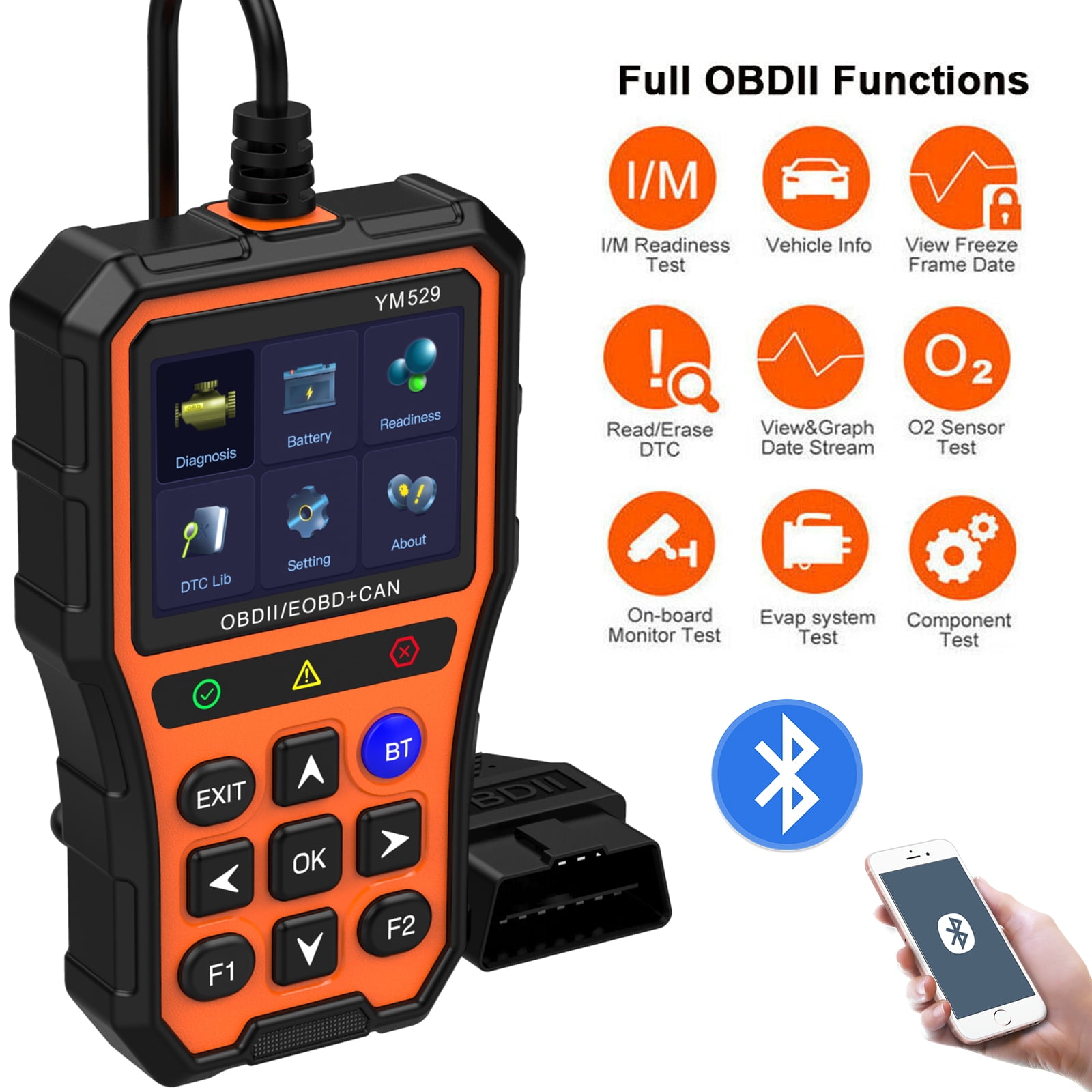 Xingbo OBD2 Enhanced Mode 9 Car Diagnostic Tool Check Engine Code ...
