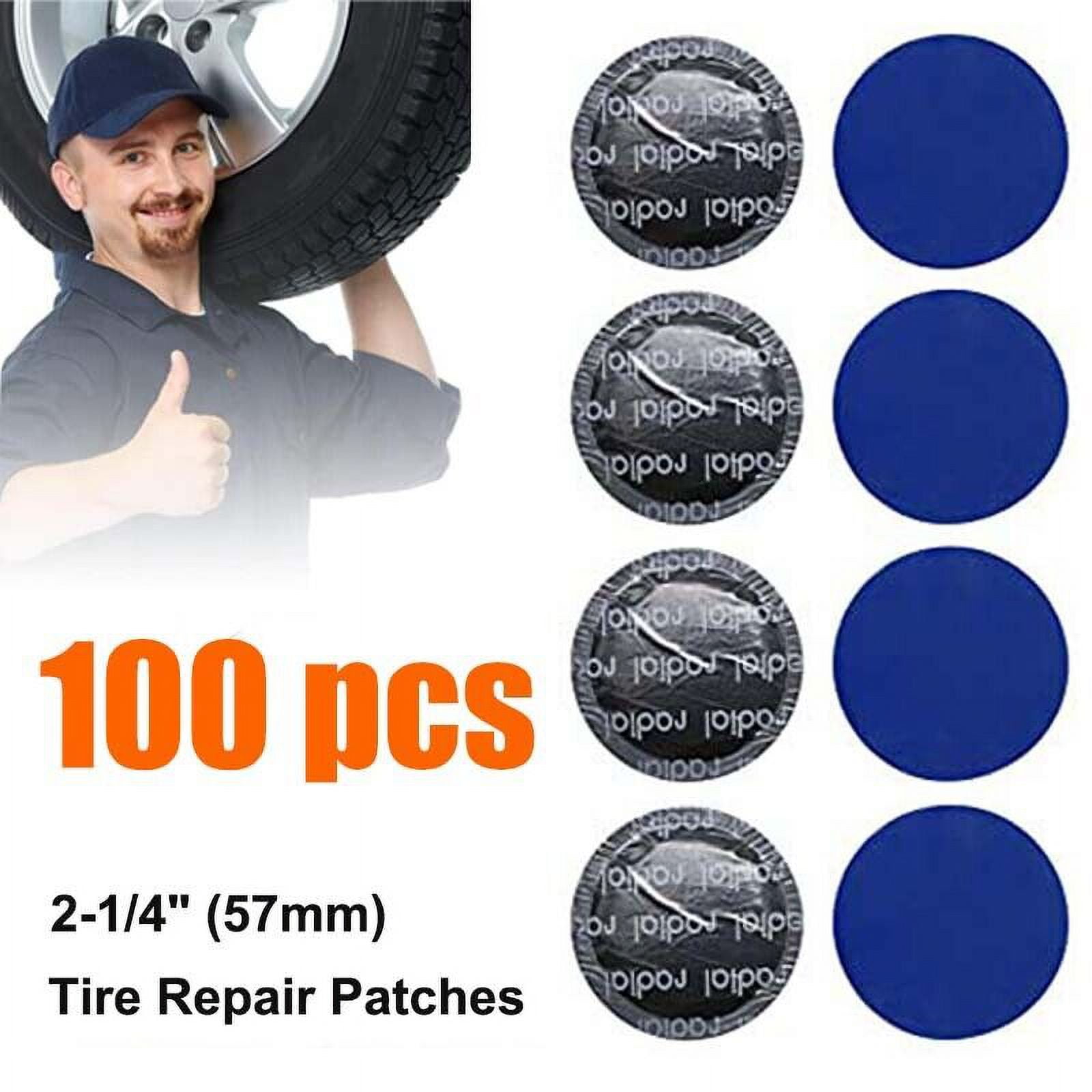 Xingbo Universal 100pcs 2-1/4" Tire Repair Patch Car Round Radial ...