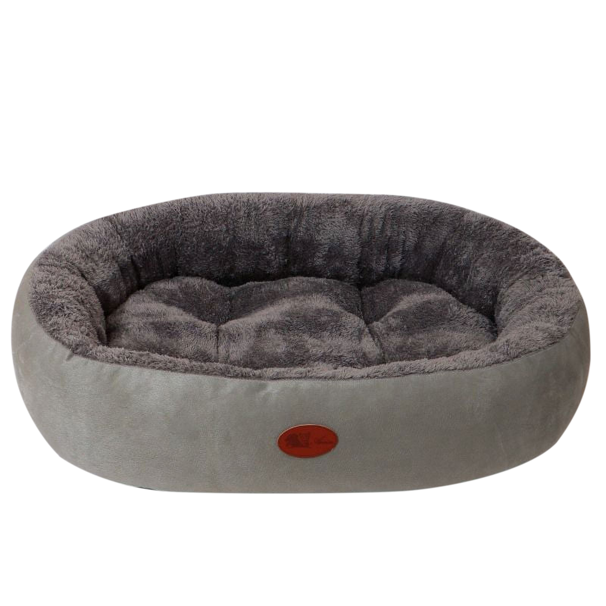 Vibrant Life Tufted Plush Pet Bed, Gray Paw, 27" x 36" - Walmart.com