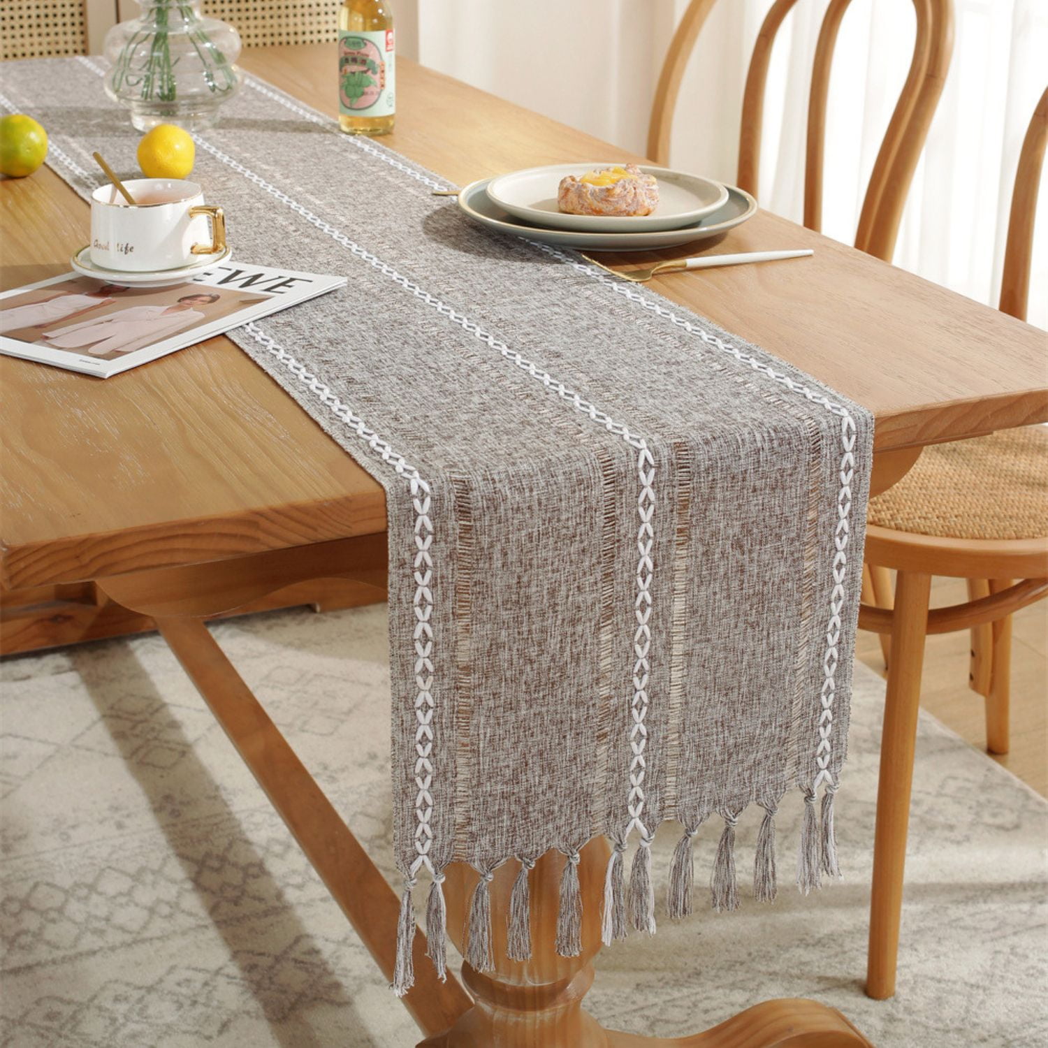 BalsaCircle 72" Lavender Extra Premium Chiffon Table Top Runner Wedding ...