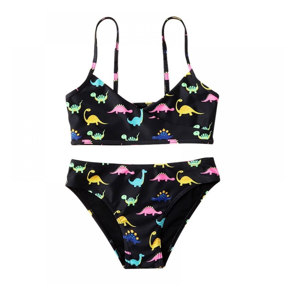 Xinhuaya Little Girls Bikini Swimwear 2PC Bathing Suit Kids Big Girls ...