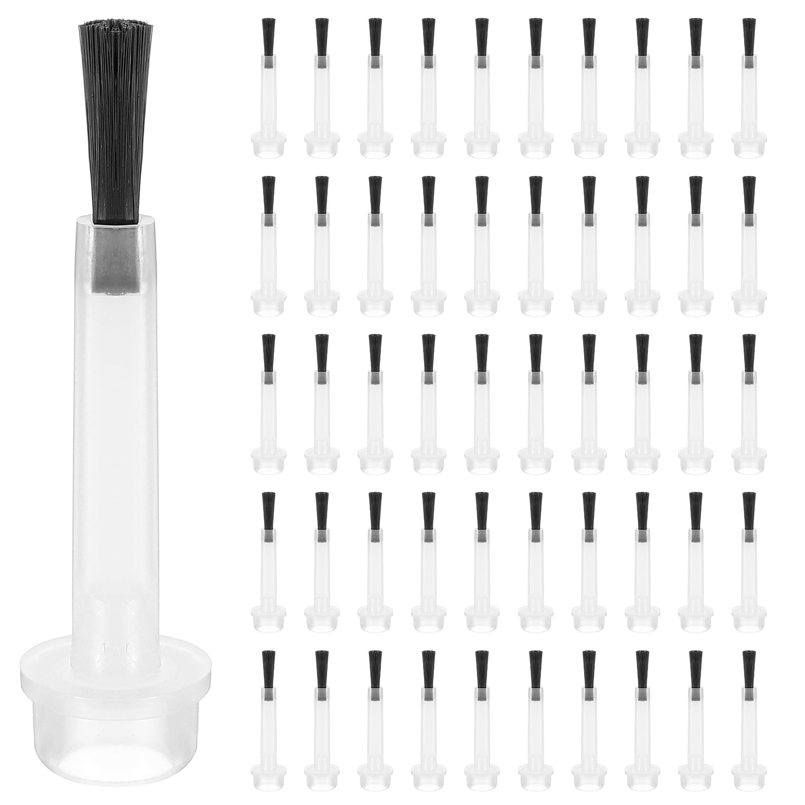 Xinjoduz 50 PCS Disposable TMA2 Nail Brushes Replacement, Soft Brush ...