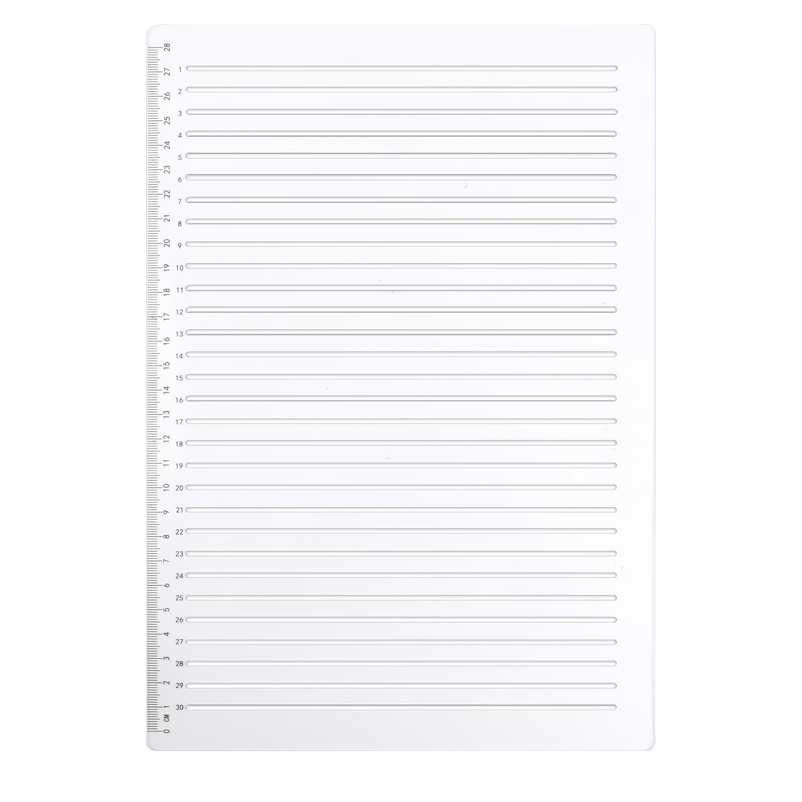 Xinjoduz Plastic Straight Line Stencil Template 11.7"× 8.1" Line ...