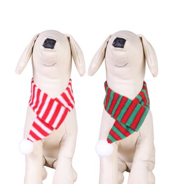 Ludlz 1PC Pet Dog Cat Bibs Bandana Dog Bibs Scarf 7 Colors Sweet ...