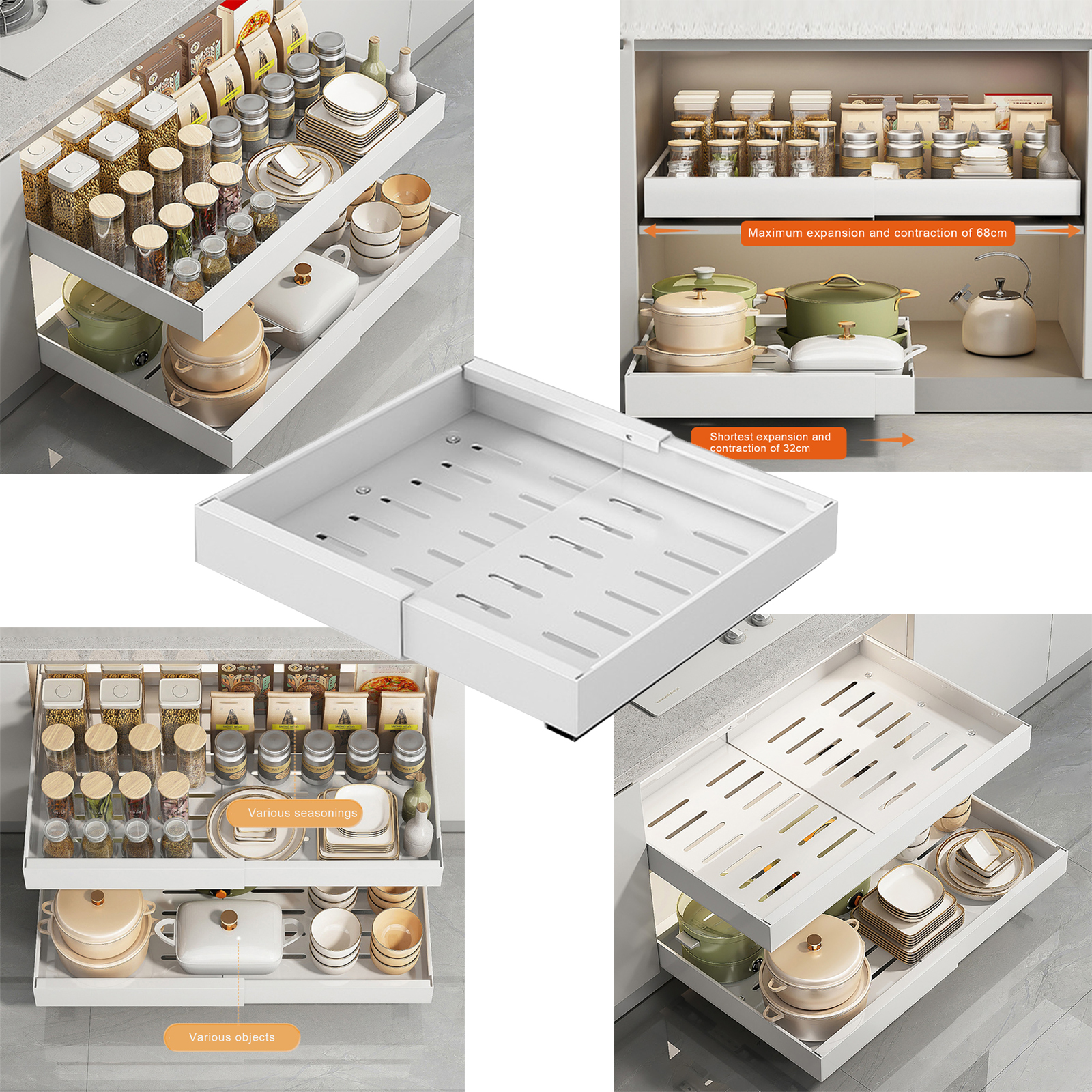 Xinmulight Storage Drawer Self-adhesive Stripe Great Stickiness ...