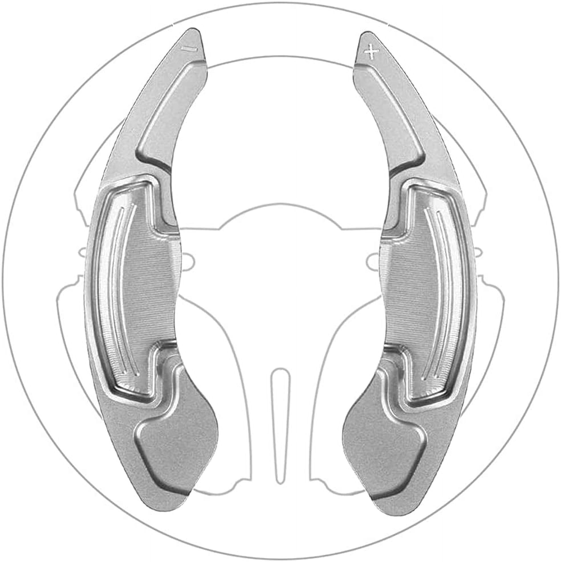 Xinrsheag Aluminum Steering Wheel Paddle Shifter Extensions Covers 2Pcs ...