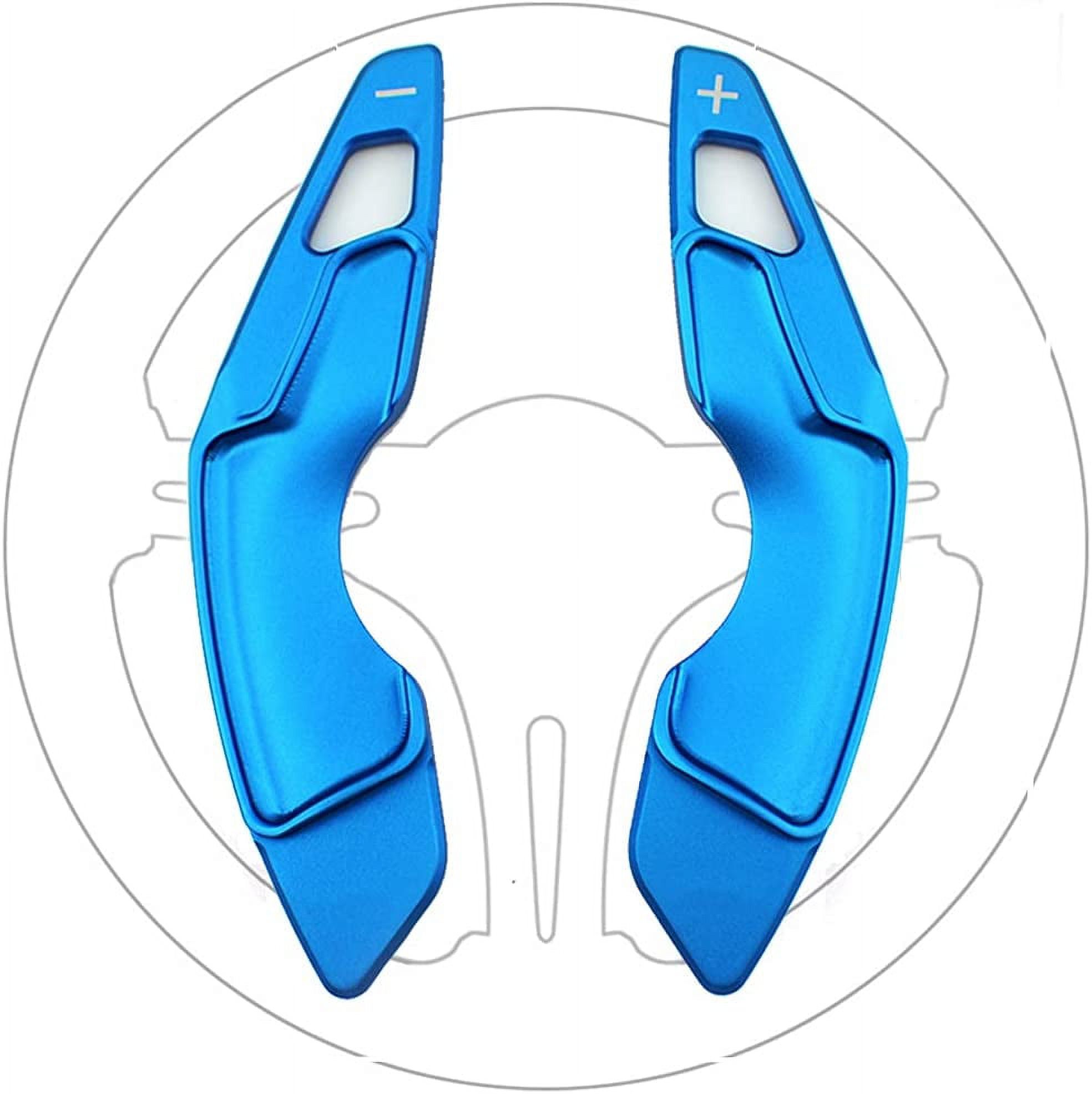 Xinrsheag Aluminum Steering Wheel Paddle Shifter Extensions Covers 2Pcs ...
