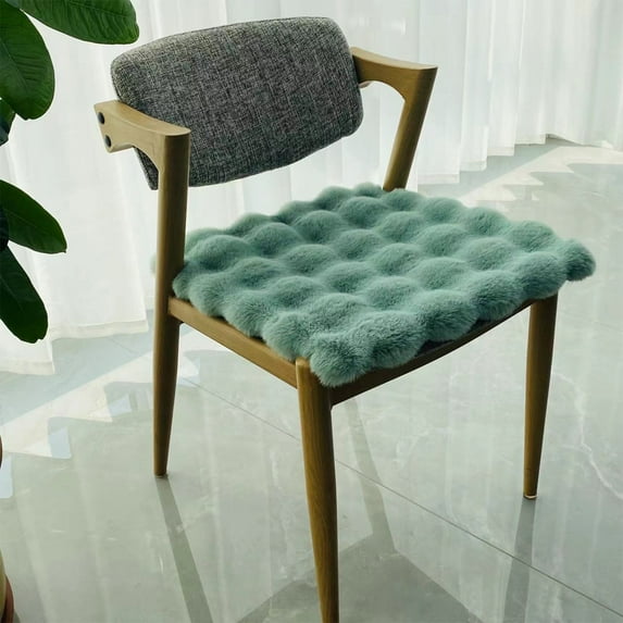 Xinsrenus Thickened Soft Seat Cushion, Winter Warm Office Chair Pad Non ...