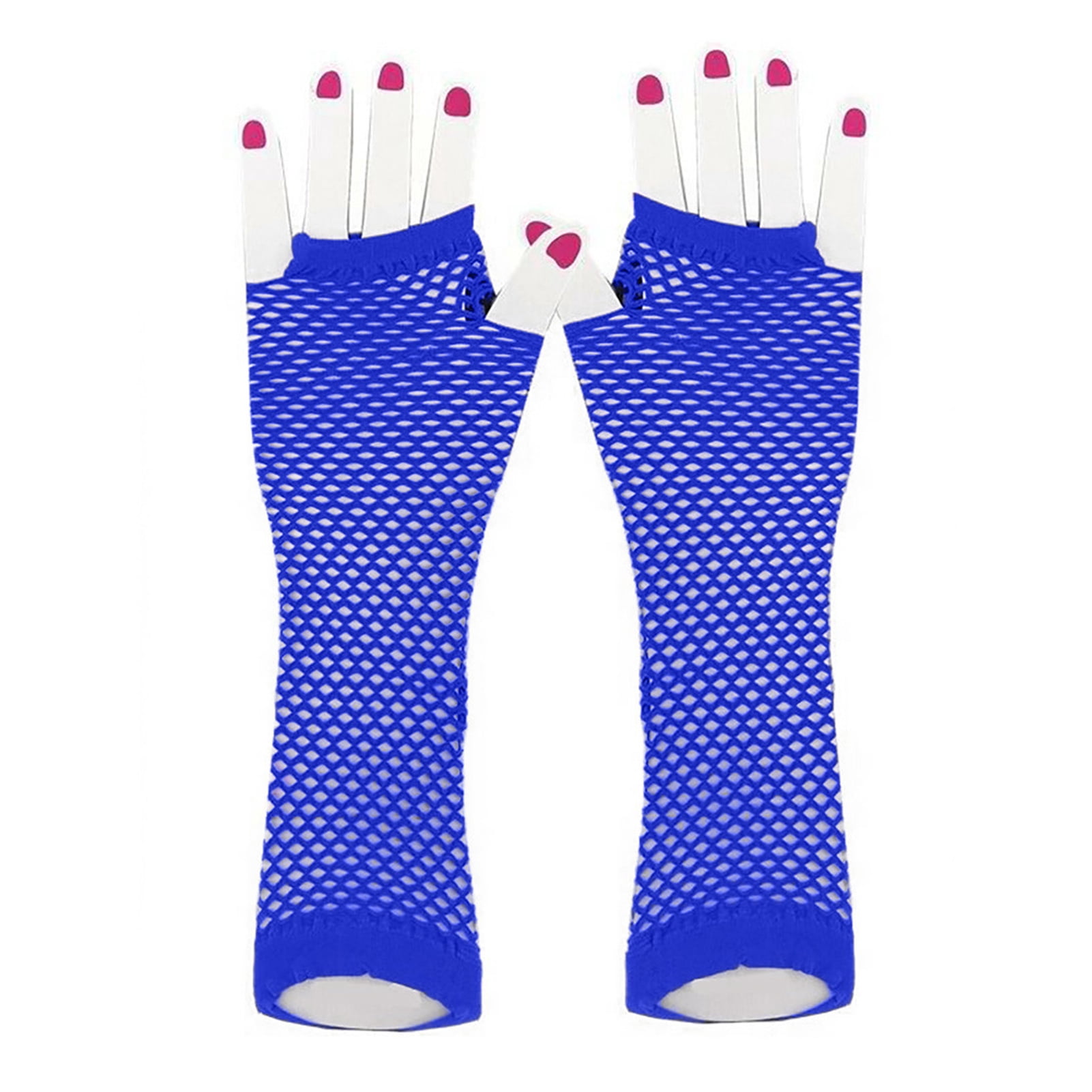 Xinwanna 1 Pair Performance Gloves Hollow Out Fishnet Thin High ...