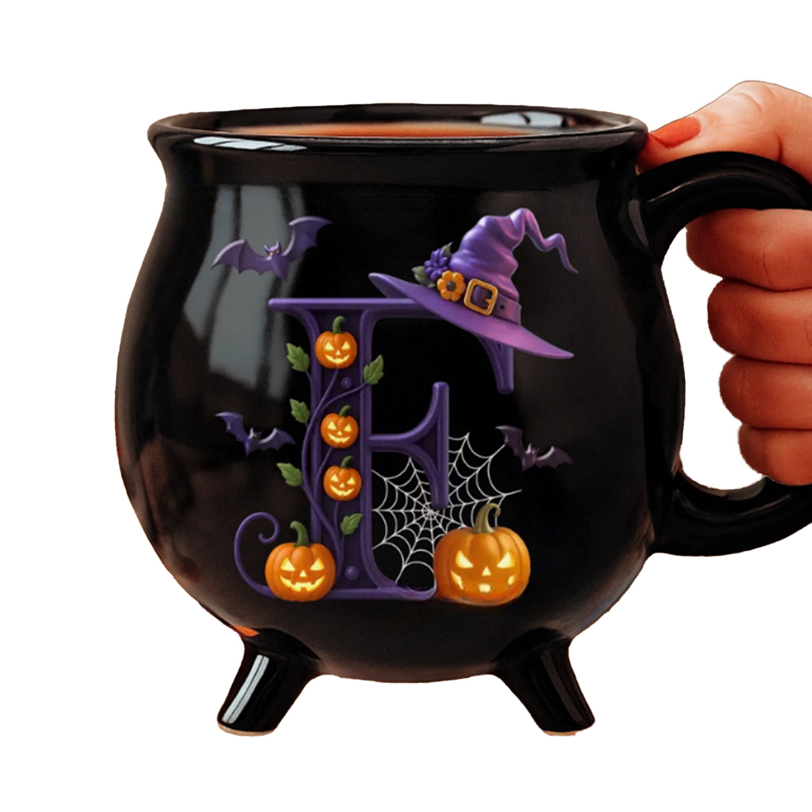 Xinwanna 12oz Witch Cauldron Mug Personalized Halloween Coffee Mug ...