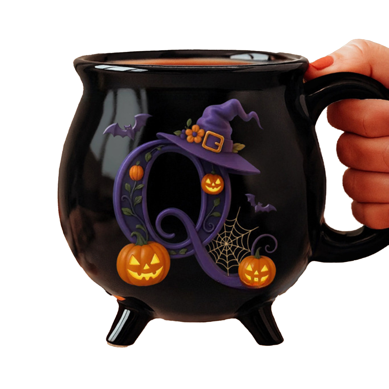 Xinwanna 12oz Witch Cauldron Mug Personalized Halloween Coffee Mug ...