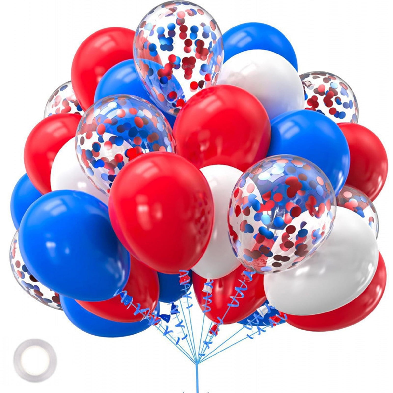 Xinwanna 30 Pcs 12inch Metallic Balloons Chrome Latex Balloon with ...