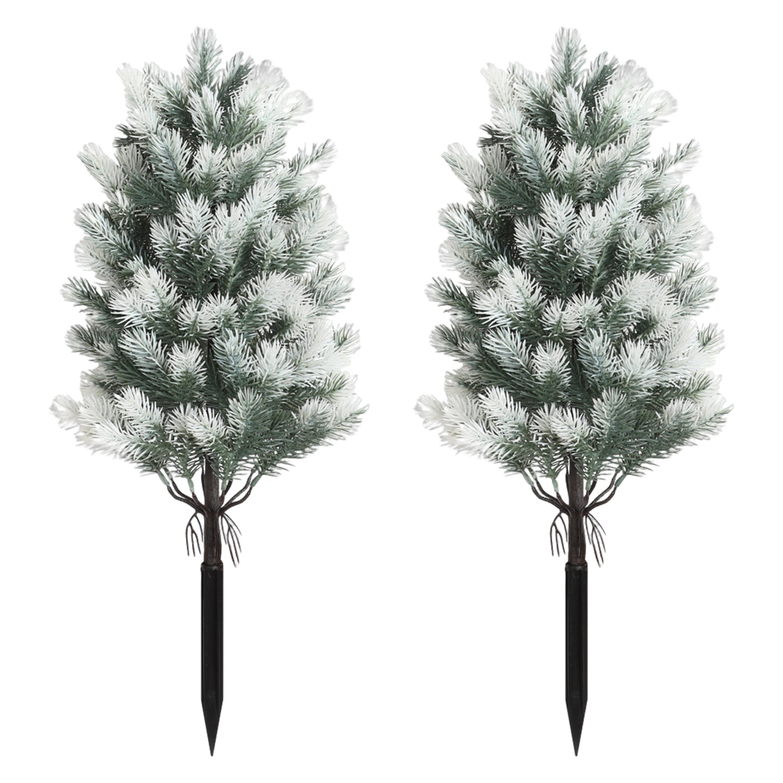 Xinwanna Artificial Cedar Topiary Tree with Stake Lifelike Faux Cedar ...