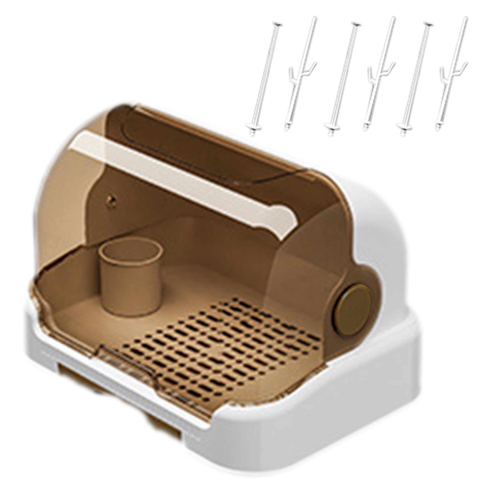 Xinwanna Baby Bottle Storage Box with Removable Drain Tray Large ...