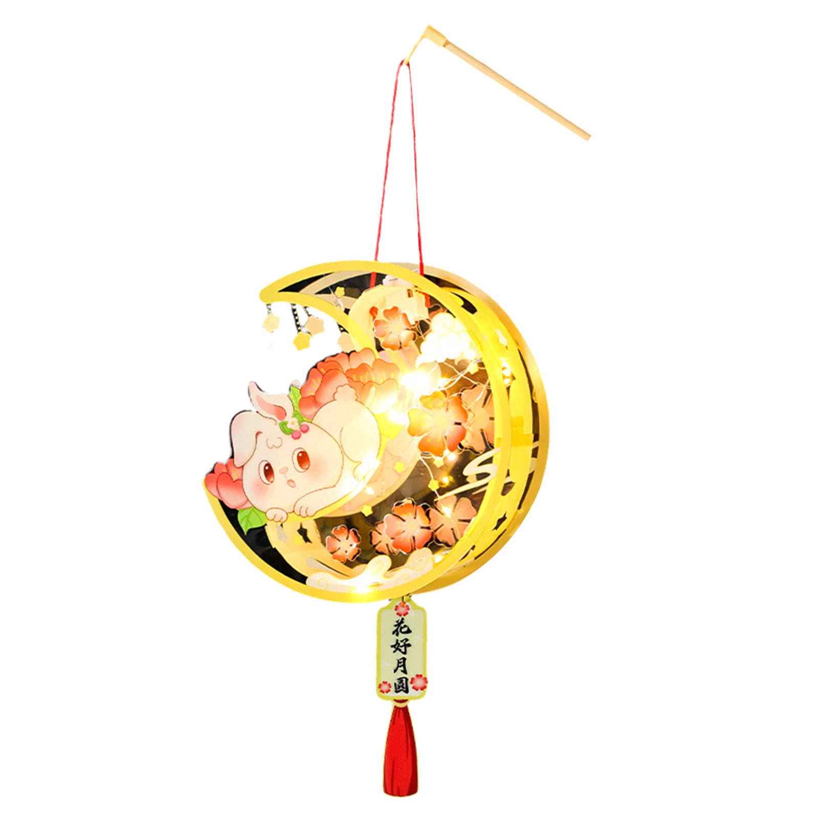Xinwanna Chinese DIY Rabbit Lantern Kit Mid-Autumn Festival Handheld ...