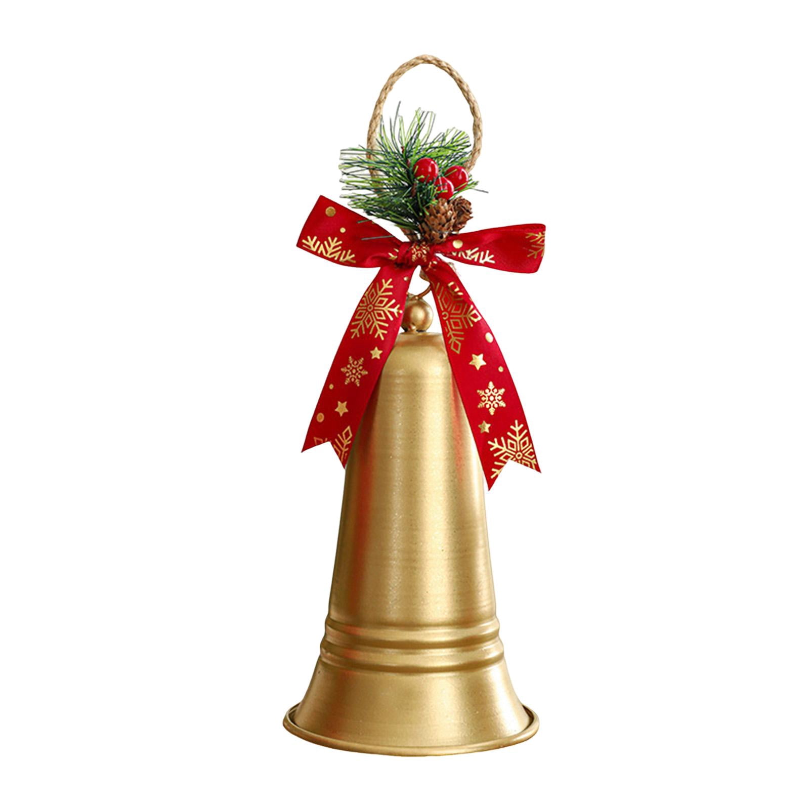 Xinwanna Christmas Bell Hanging Ornaments Rustic Metal Bell Decoration ...