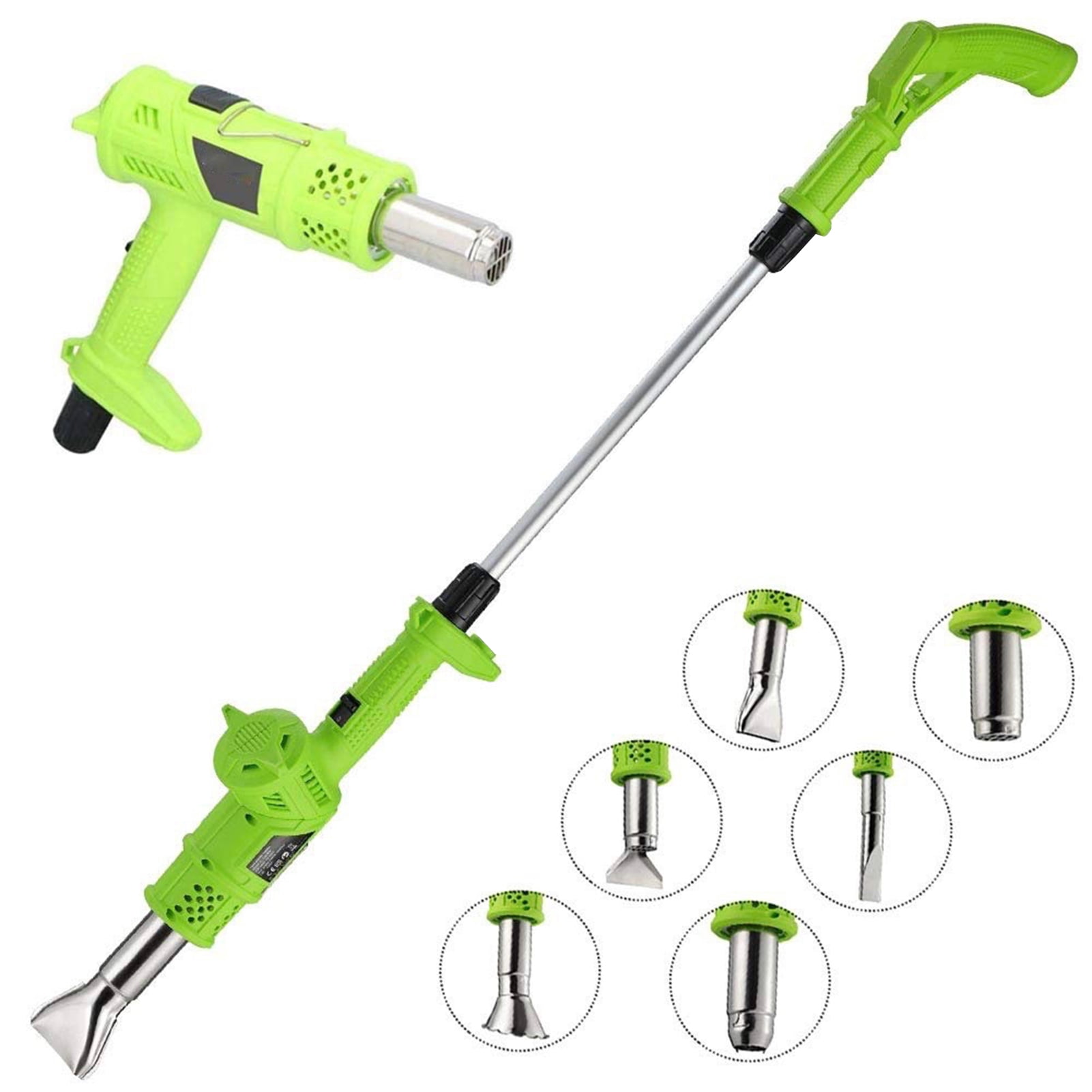 Xinwanna Flame Thrower for Weeds with 5 Nozzles, 3 in 1 1500W Electric ...