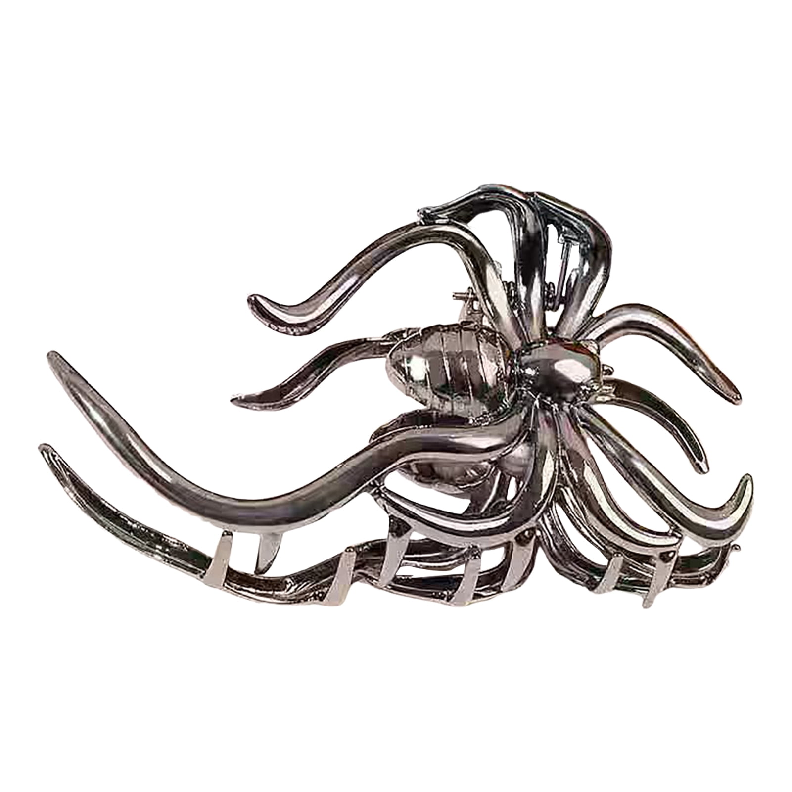 Xinwanna Halloween Hair Claw Black Spider Web Skeleton Hand Bat Shape ...