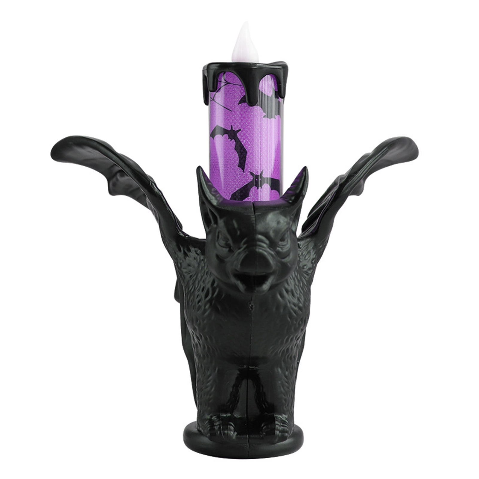 Xinwanna Halloween LED Bat Candle Lamp Flameless Flickering Tabletop ...